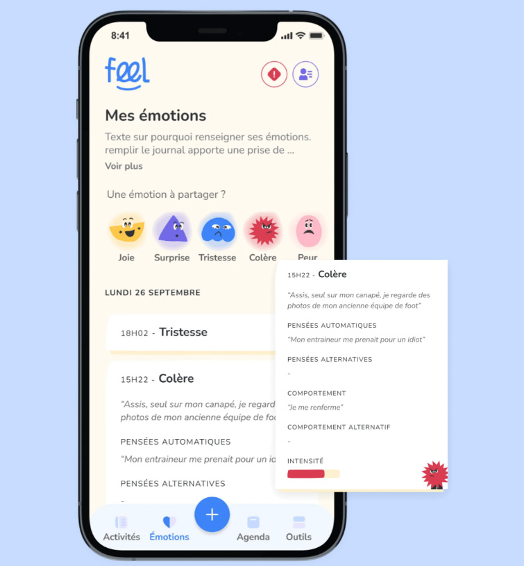 Feel : Prenez Soin de Votre Santé Mentale - feelapp.care
